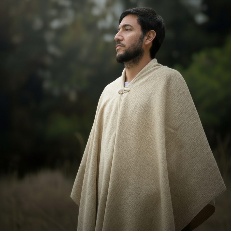 Ponchos y mantas con lana de alpaca y oveja chilena – Veta Indómita